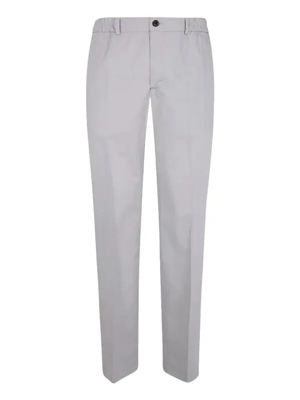 Incotex Elastic Waist Chino Trousers - Gray