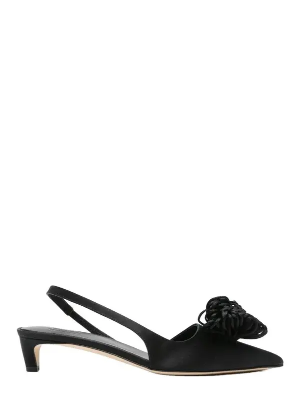 BY MALENE BIRGER Laiolo Satin Heels - Black