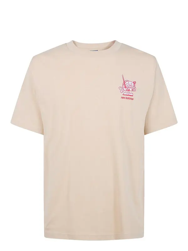 NEW BALANCE Ramen T-shirt - Brown