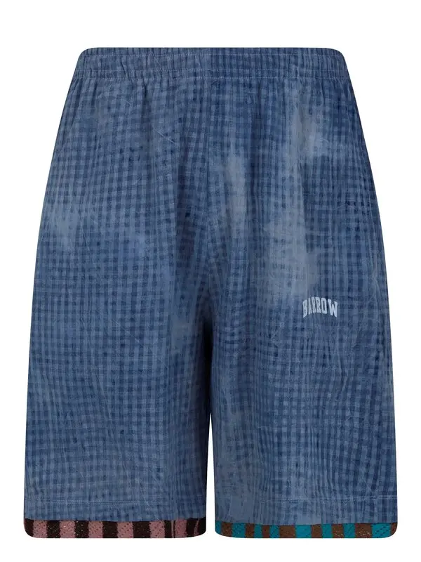 BARROW Chambray Shorts - Blue