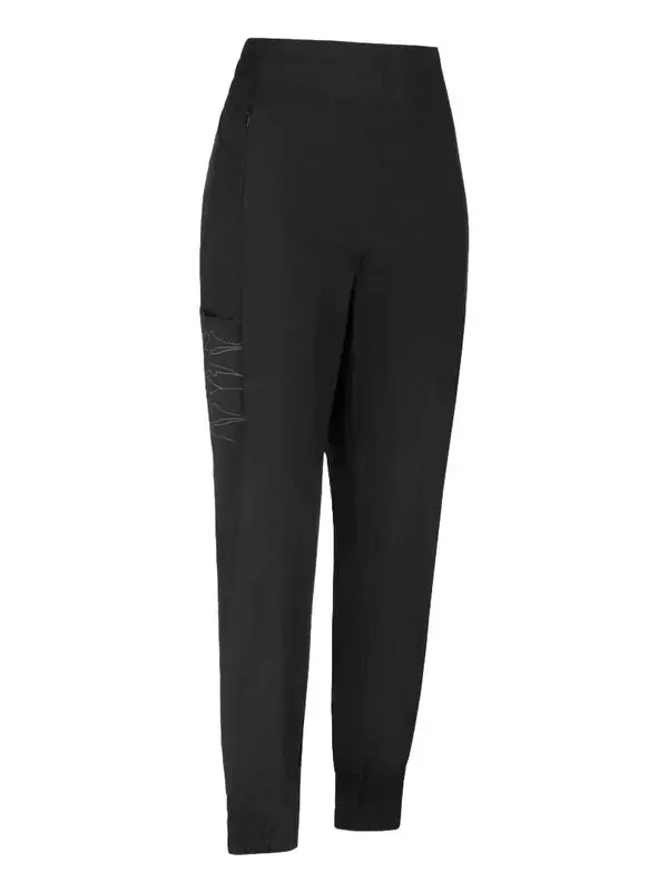LAMUNT Federica Light Elastic-waist Track Pants - Black