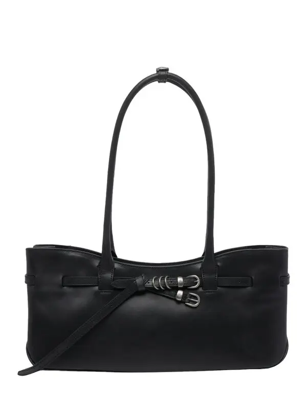 MARGESHERWOOD Leather Shoulder Bag - Black