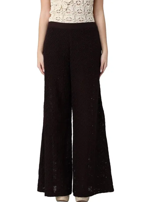 Pinko Wide Leg Pants - Brown