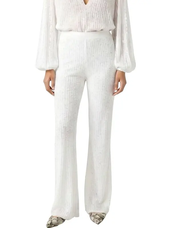 Missoni Sequin Embellished Flare Pants - Black