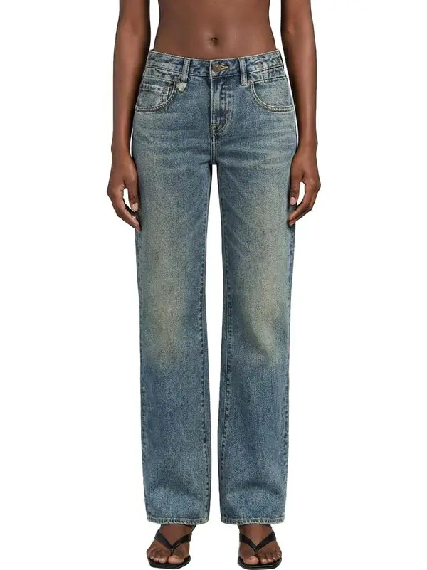 R13 Straight Leg Jeans - Blue