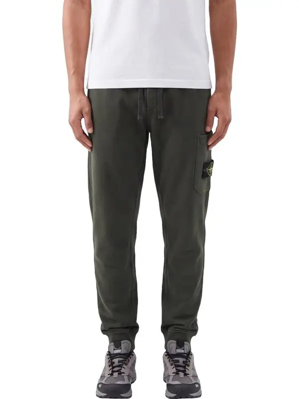 Stone Island Jogger Pants With Cargo Pocket - Grey