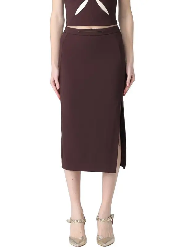 Elisabetta Franchi Pencil Skirt - Brown
