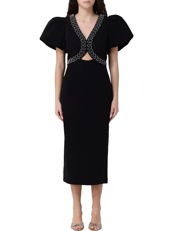 Rebecca Vallance Midi Dress - Black