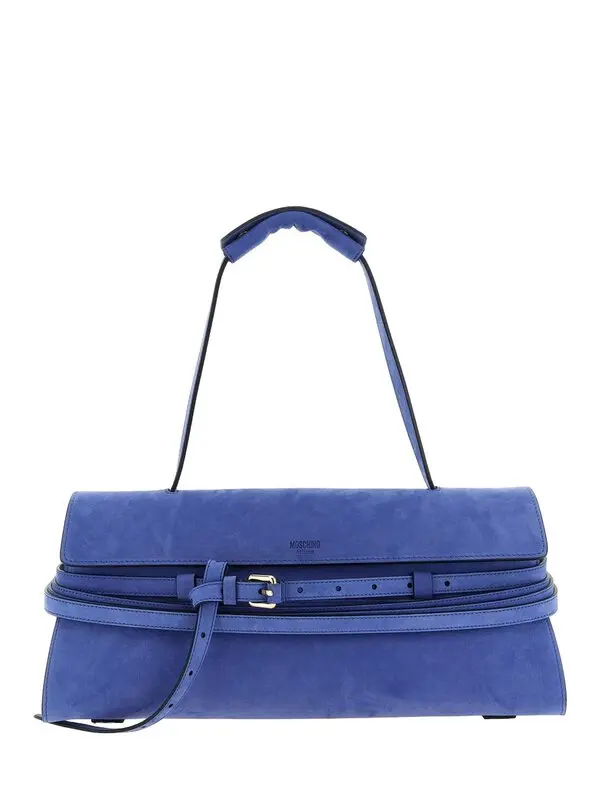 Moschino Suede Bag - Blue