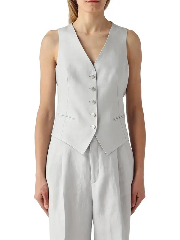 Tagliatore Waistcoat - Pearl