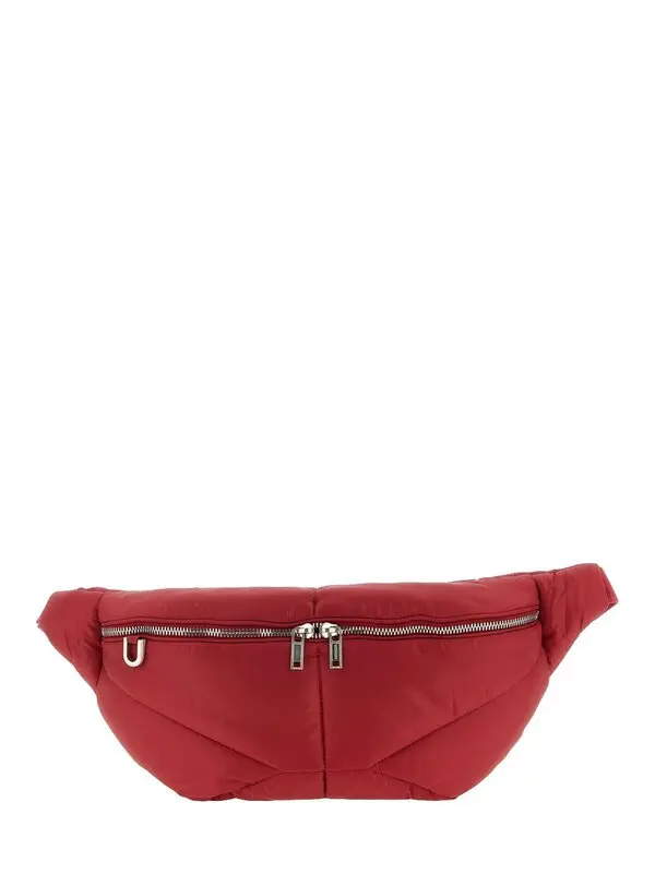 RICK OWENS + MONCLER Moncler X Rick Owens Quilted Nylon Belt Bag - Red