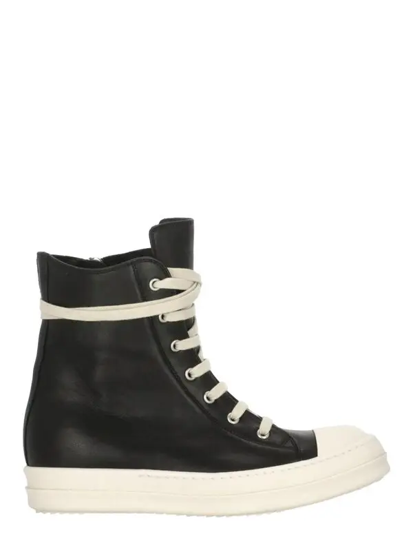 Rick Owens High Top Sneakers - Black