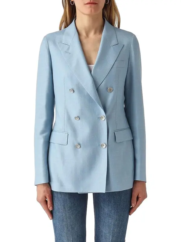 Tagliatore Double Breasted Jacket - Denim