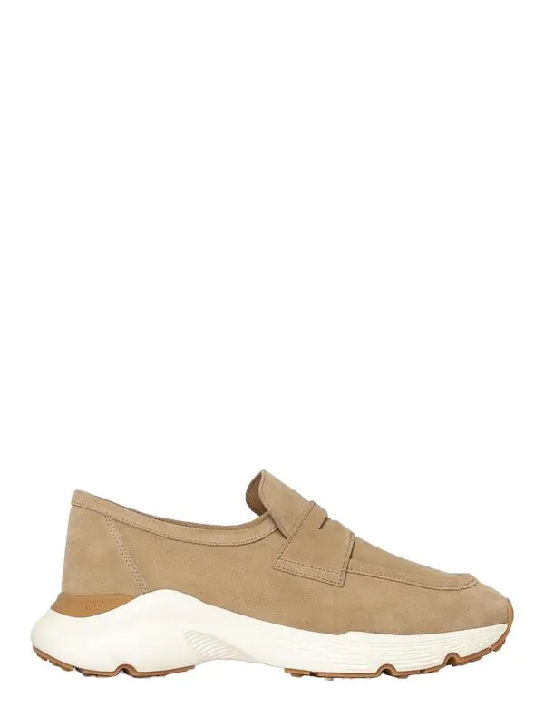 TOD'S Suede Loafers - Brown