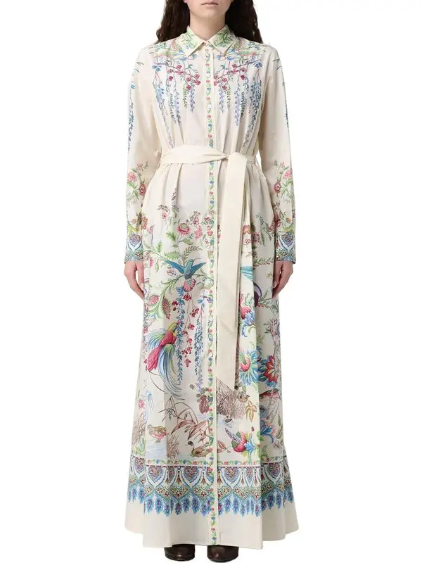 Etro Printed Dress - White