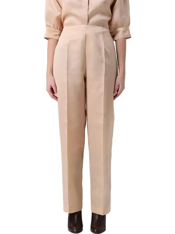 Alberta Ferretti Straight Leg Trousers - Blush Pink
