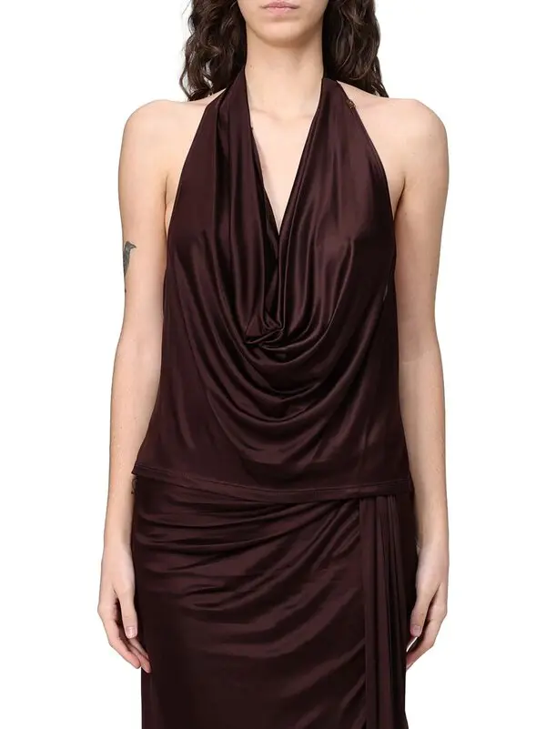Elisabetta Franchi Top - Brown