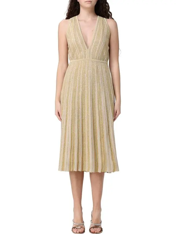 Missoni Midi Dress - Gold