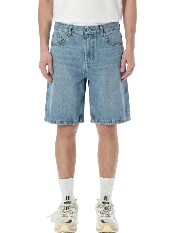 Off-White Denim Shorts - Blue