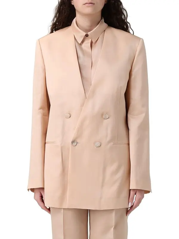 Alberta Ferretti Double-breasted Jacket - Blush Pink