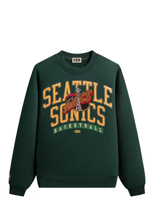 Kith For Nba All-star Seattle Supersonics Nelson Crewneck - Green