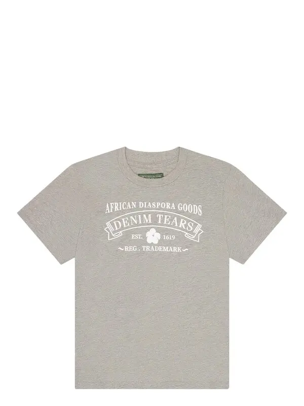 DENIM TEARS Adg Tee Heather - Grey