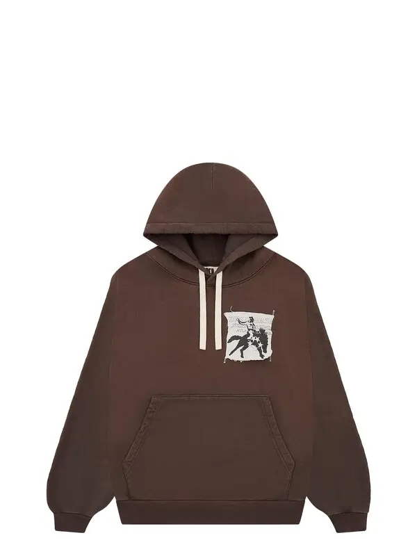 SP5DER 5star Rodeo Hoodie - Brown