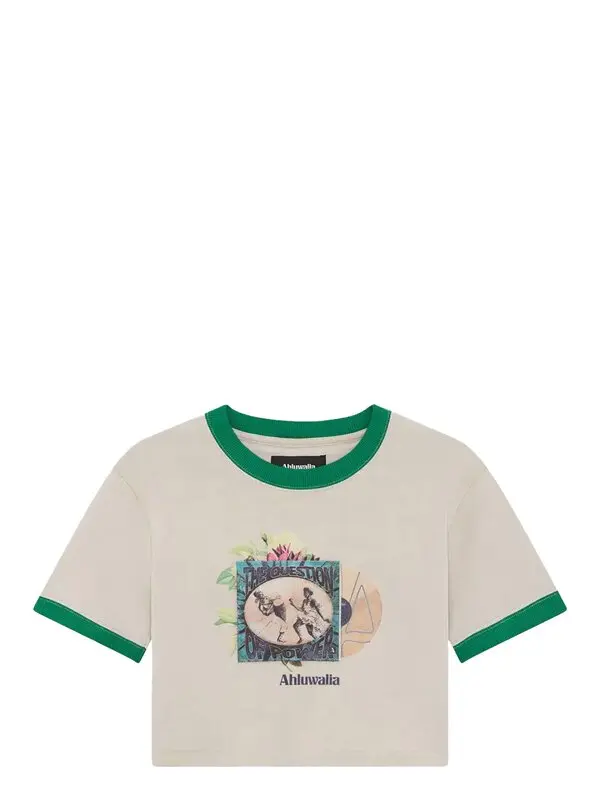 Ahluwalia Power Baby Tee - Cream