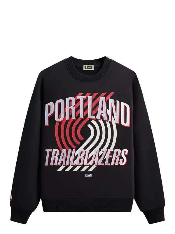Kith For Nba All-star Portland Trail Blazers Nelson Crewneck - Black