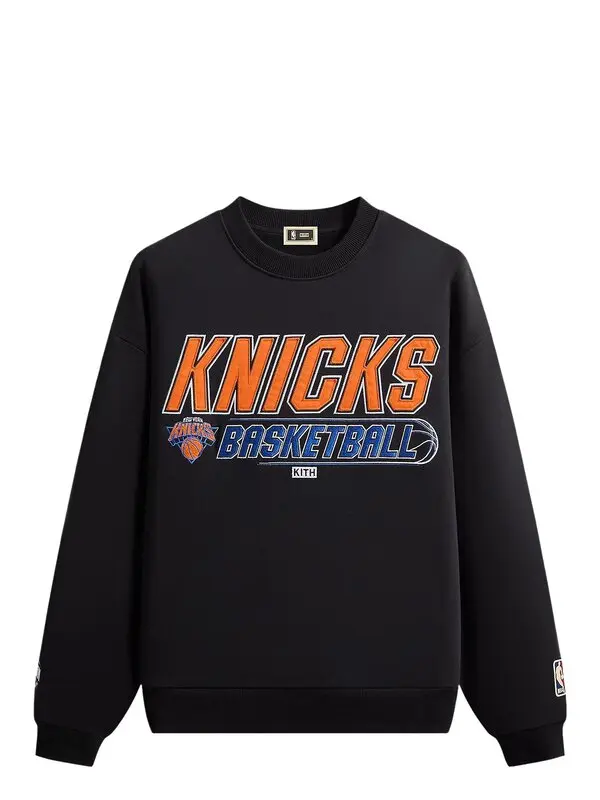 Kith For Nba All-star New York Knicks Nelson Crewneck - Black