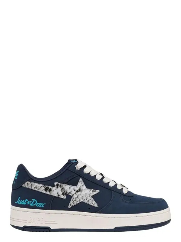 A BATHING APE Just Don X Bapesta #1 'navy Python - Blue