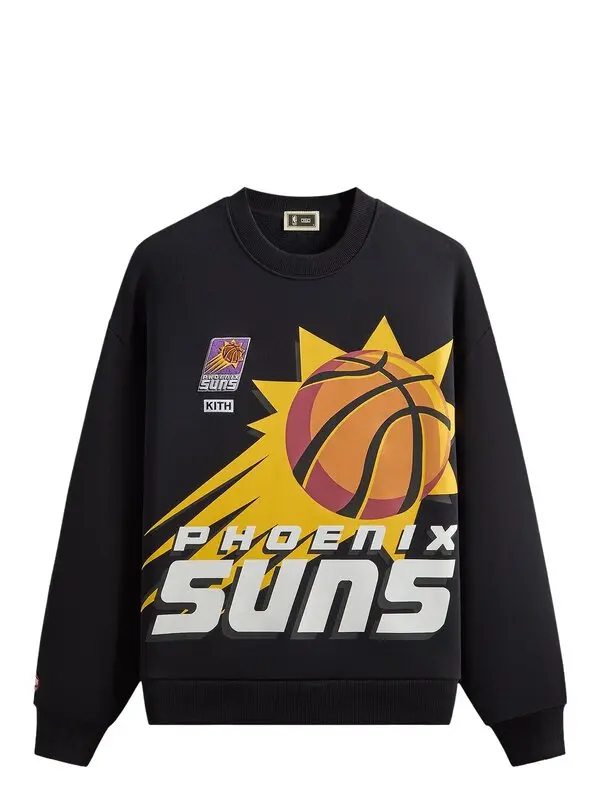 Kith For Nba All-star Phoenix Suns Nelson Crewneck - Black