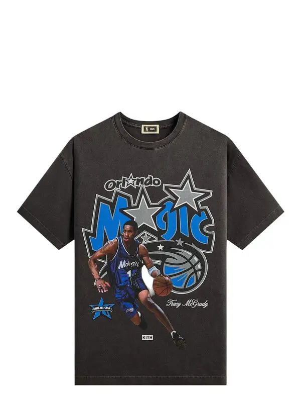 Kith For Nba All-star Tracy Mcgrady Vintage Tee - Black