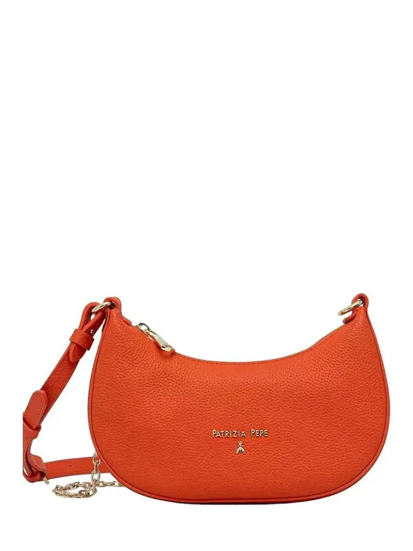 Patrizia Pepe Logo Cross Body Bag - Orange