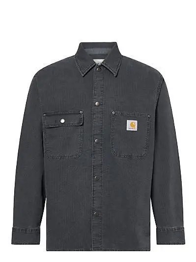 Carhartt Work In Progress Parrish Cord Cotton Overshirt - Obsidian
