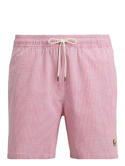 Polo Ralph Lauren Striped Swimming Trunks - Resort Rose Stripe