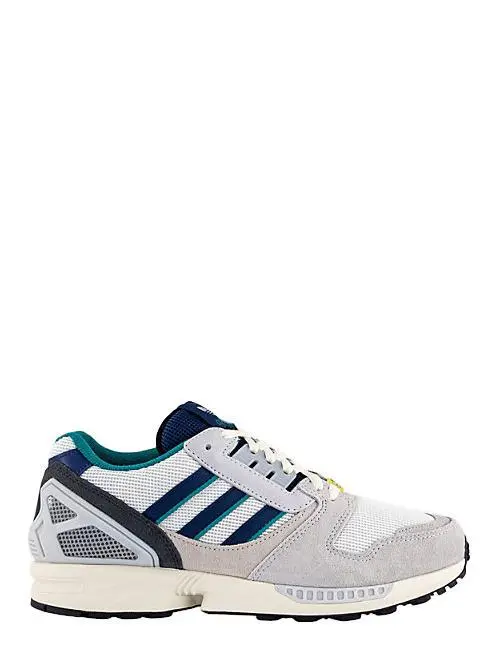 Adidas Zx 8000 Mesh And Suede Trainers - Metallic Dark Blue P