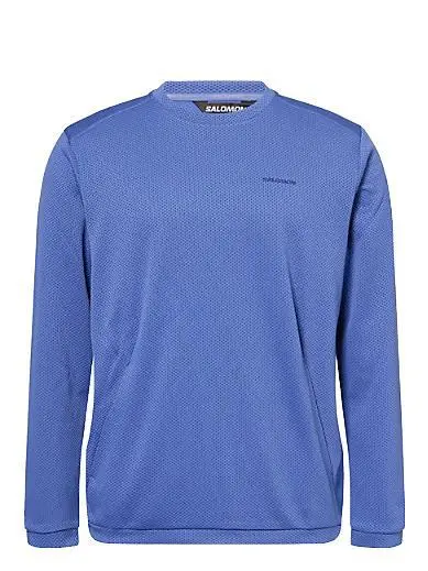 SALOMON Motomesh Crewneck Woven Top - Marlin