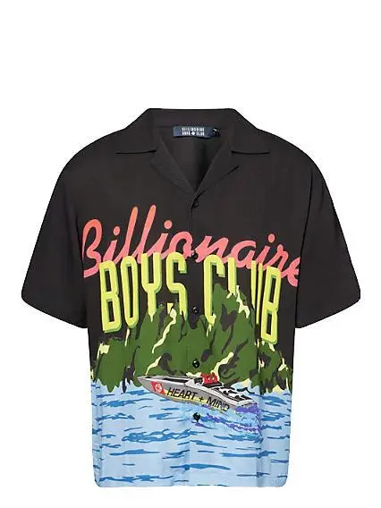 BILLIONAIRE BOYS CLUB Horizon Camp-collar Woven Shirt - Multi