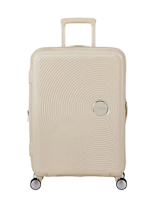 AMERICAN TOURISTER Soundbox Medium Expandable Suitcase 67cm - Coconut Sand