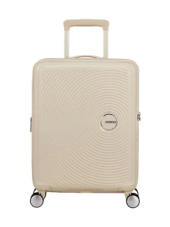 AMERICAN TOURISTER Soundbox Cabin 4-wheel Expandable Suitcase 55cm - Coconut Sand