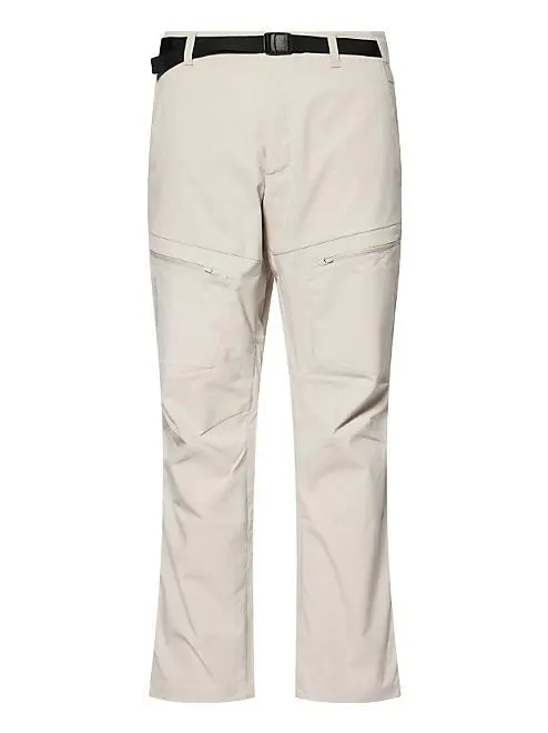 SALOMON Outerpath Belted Woven Cargo Trousers - Silver Cloud