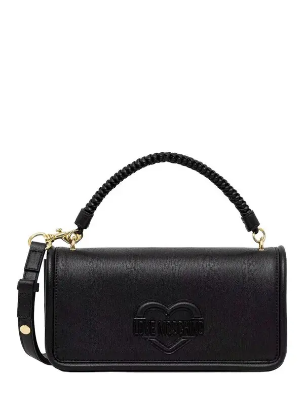 Moschino Braided-handle Tote Bag - Black