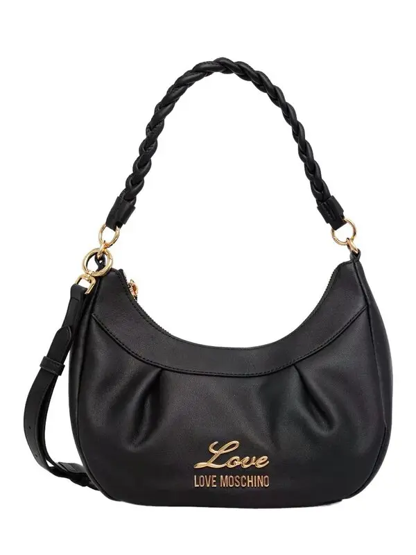 Moschino Braided-handle Tote Bag - Black