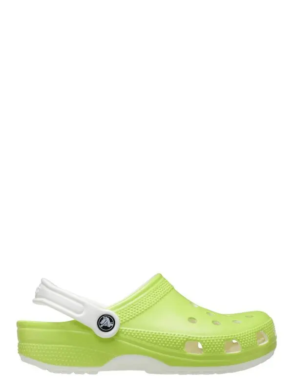 CROCS Classic Clog - Lime Green/white