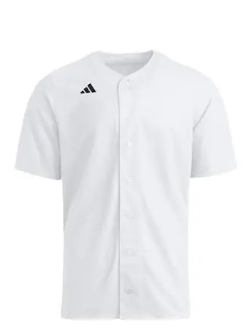 Adidas Impact Full Button Jersey - White