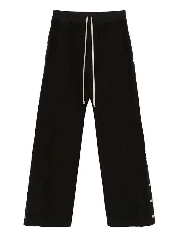 Rick Owens Cotton Canvas Pusher Pants - Black