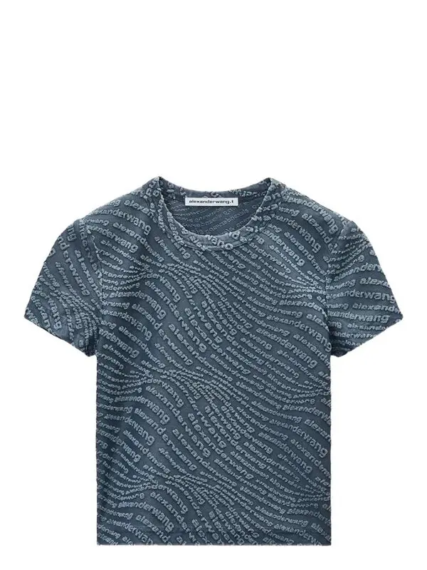 Alexander Wang Jacquard Logo Baby T-shirt - Graphite