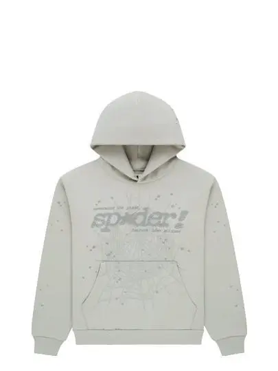 SP5DER Tonal Punk V2 Hoodie - Sport Grey