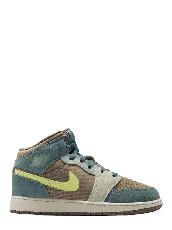 JORDAN 1 Mid Se We Outside Sneakers - Khaki/hasta/olive Grey